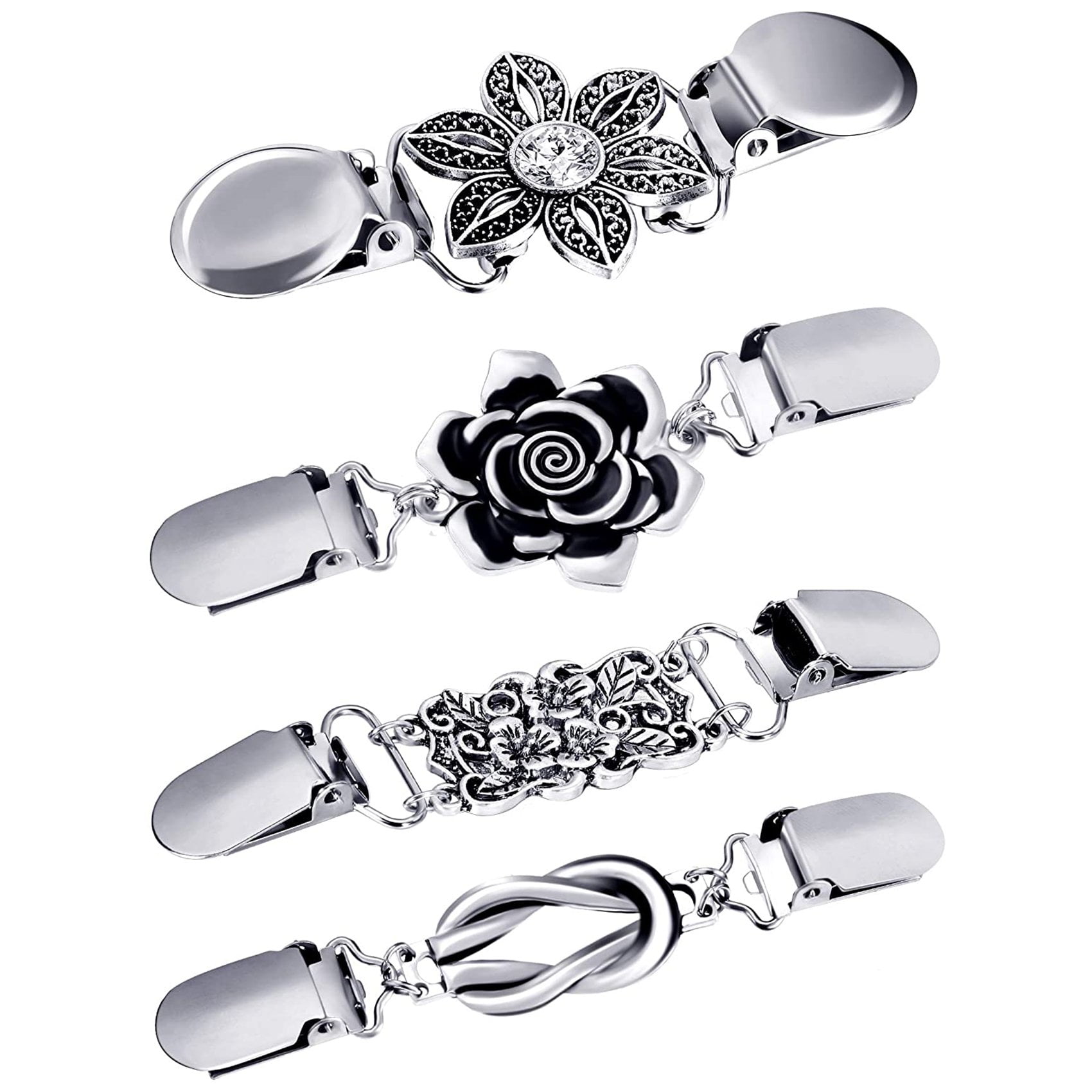 Click here for Unbranded 4 Pieces Vintage Sweater Shawl Clips Ret... prices