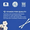Q-tips Cotton Swabs Original 750 Count Soft Safe Versatility for Home ...