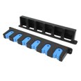 Bimzuc 2pcs Wall Mounted Fishing Rod Rack Orderly Storage Space Saving