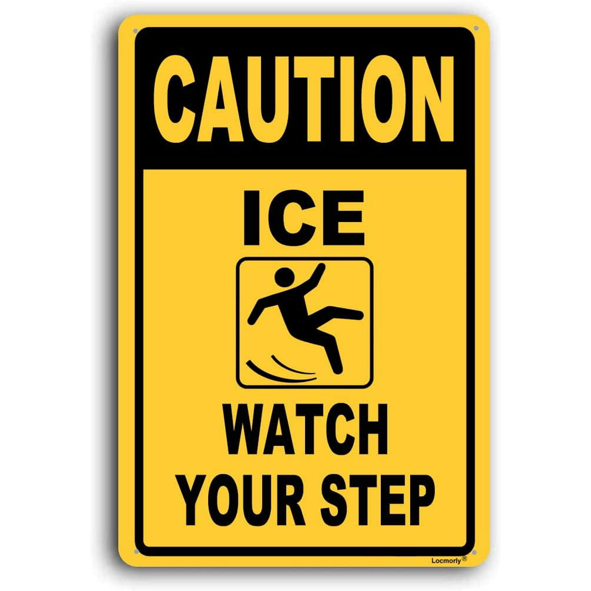 Click here for Aocisuki Aluminum Sign  Caution Ice  Watch Your St... prices