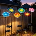 6 Pack Solar Garden Lights Outdoor Decor,Stake Yard Figurine Colorful ...