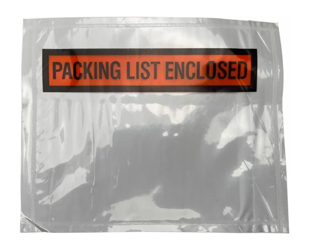 4 1/2" x 5 1/2" Back-Loading Panel "Packing List Enclosed" Packing List ...