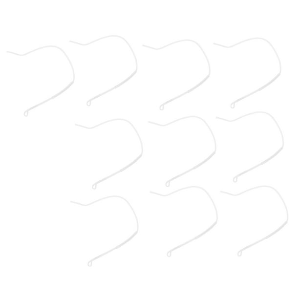 2024，10 Pcs Braided Leader Loop Connectors White Fly Fishing Combo for ...