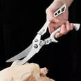 Muerk Heavy Duty Stainless Steel Kitchen Scissors, Multipurpose Poultry ...