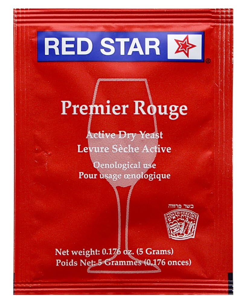 Red Star Premier Rouge Wine Yeast 5g - 5 Pack - Walmart.com