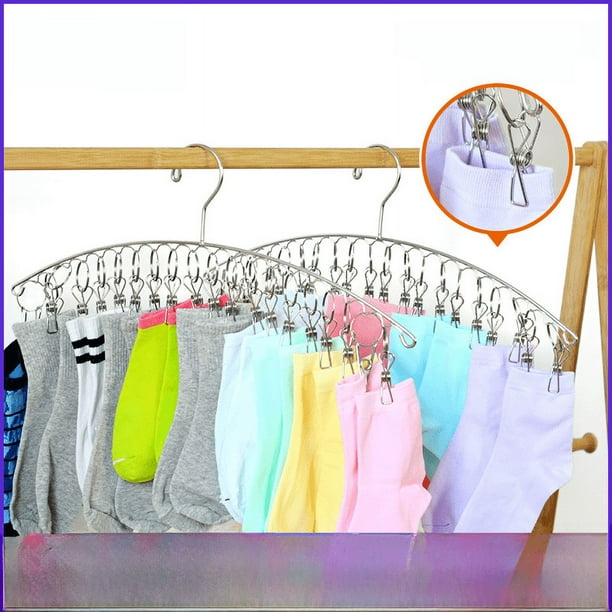 Tendedero curvo de acero inoxidable para ropa, tendedero para ropa de uso doméstico, percha para ...