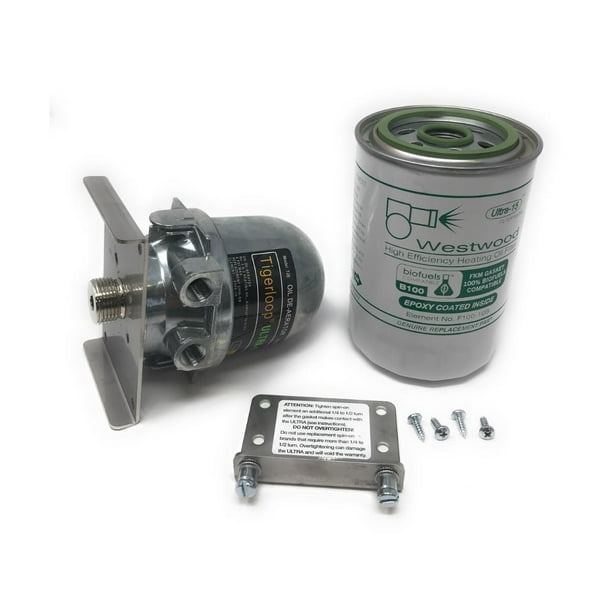 Tigerloop S220-9 BIO ULTRA-B Bio Fuel oil de-aerator and spin-on filter ...