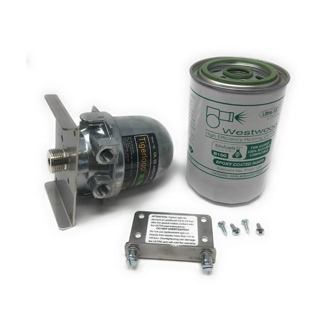 Tigerloop S220-9 BIO ULTRA-B Bio Fuel oil de-aerator and spin-on filter ...