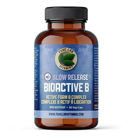 Pure Lab Vitamin - Bioactive B Complex Supplement - 60 Vegan Caps ...