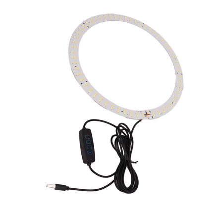 Round LED Light Plate, 3 Color Temperatures Multiple Power Supply Modes ...