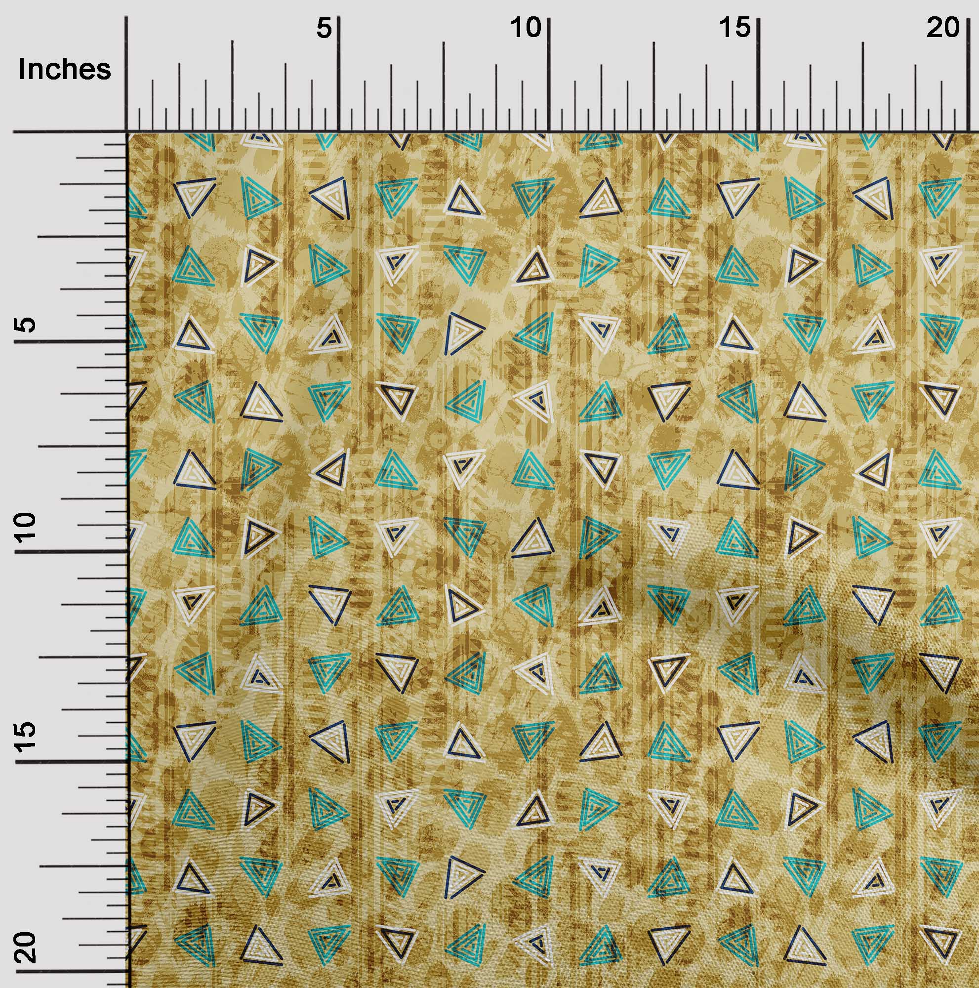 oneOone Georgette Viscose Light Orange Fabric Texture & Triangle ...