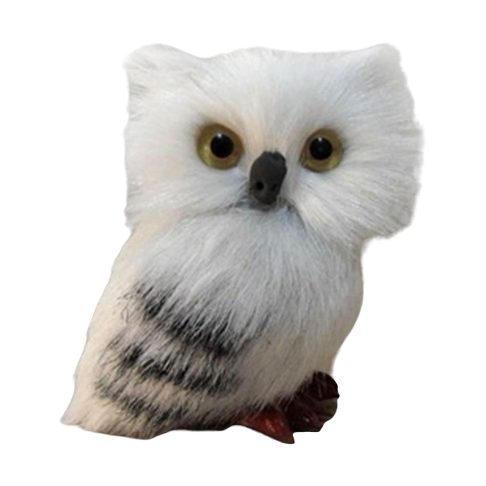 Cute Owl Toy Vivid Stuffed Animal Model Handmade Mini Simulated for ...