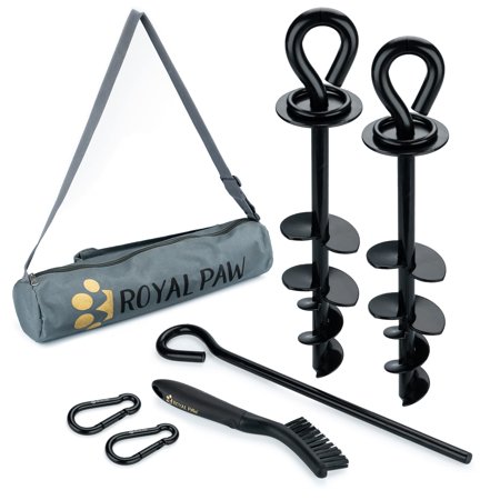 New] ROYAL PAW 2023 Dog Tie Out Stake - Heavy Duty Dog Anchor for Large ...