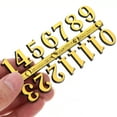 HEMOTON Golden Plastic Clock Numbers for DIY Digital Clock Repair 5 ...