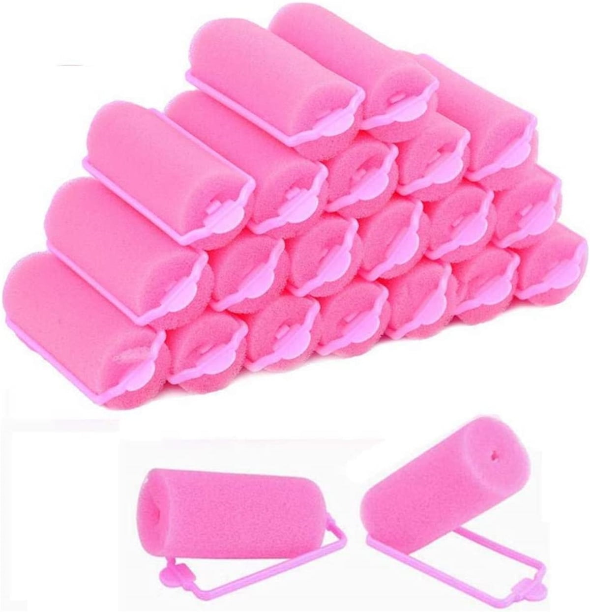 Casewin 36 Pieces Foam Sponge Hair Rollers Flexible Sleeping Curlers ...