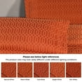 BNM 3 Piece Modern Cotton Blend Rust Bedspread Set, Queen - Walmart.com