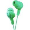 JVC Gumy Plus Inner Ear Headphones, Green, Bass Boosted, Comfortable ...