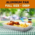 Aluminum Pans Trays Full Size Disposable Containers - 21x13 inch Deep ...