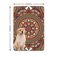 Luxury Washable Puppy Pads, 24"x35" Mandala Print, Quick-Dry Technology ...