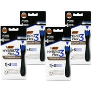 BIC EasyRinse Sensitive Anti-Clogging, Refillable Women's Razors With 4 ...