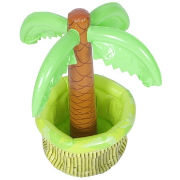 Jumbo Inflatable Palm Tree Party Cooler, Pool Beer Drink Holder, Ice ...
