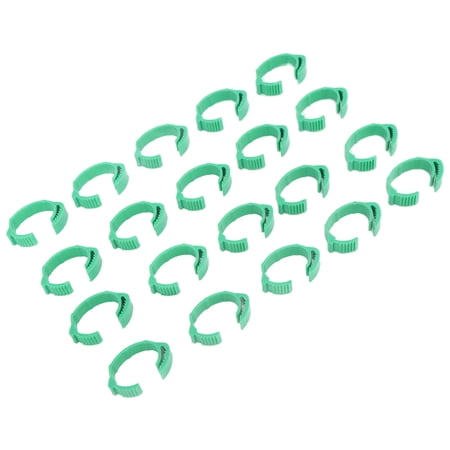 Duck Bands, Clip On Adjustable Green Chicken Leg Bands 100pcs For ...