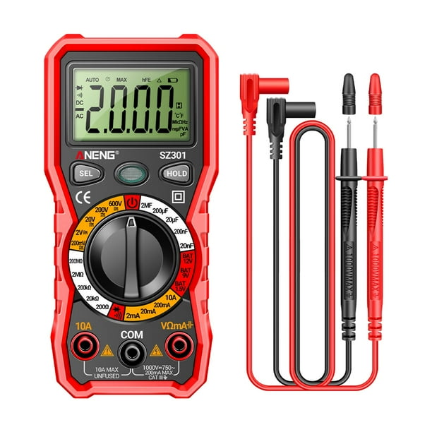 Multímetro digital ano Probador aje CA / de alta precisión Medidor de ...
