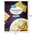 Great Value Multi Grain Crackers with Sea Salt 3.5 oz tasty snack for ...