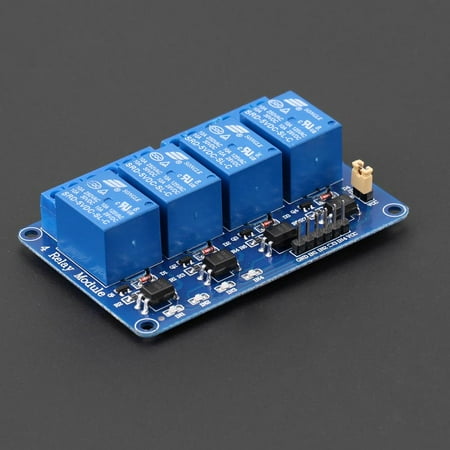 Mymisisa 5V Four 4 Channel Relay Module With optocoupler for PIC AVR DSP ARM Arduino | Walmart ...