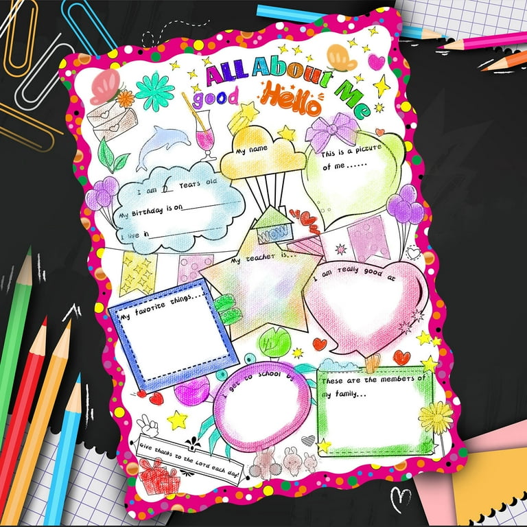 All About Me Poster Ideas For Kids Mrs. This And That: KIDS