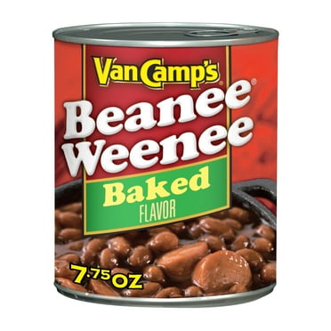 Van Camp's Beanee Weenee Ready-to-Eat Canned Food, Protein Packed, 7.75 ...