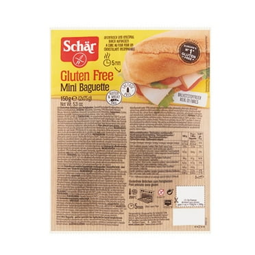 Schar Gluten Free Deli Style Sourdough Seeded Bread, 8.8 Oz Pack of 5 ...