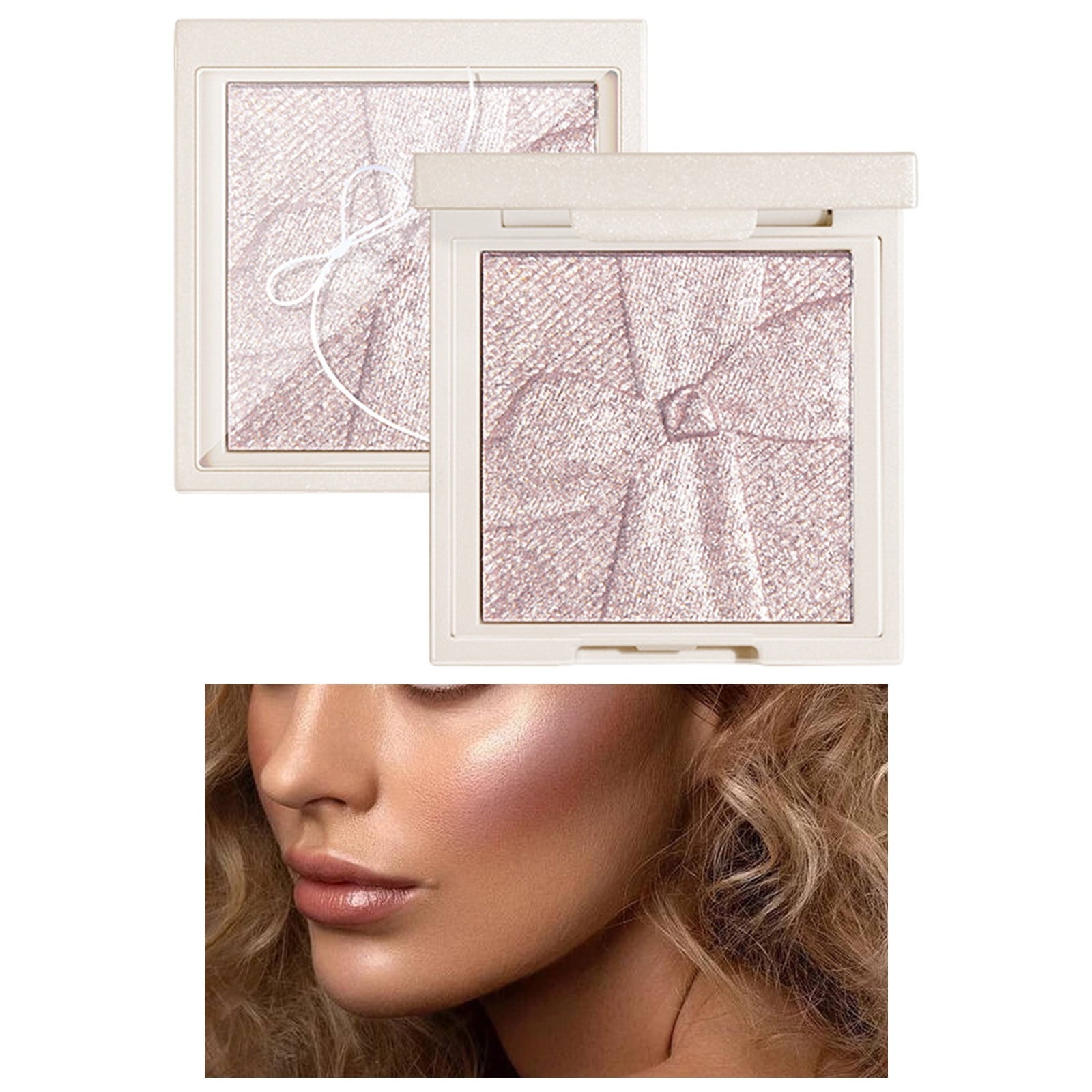 ERTUTUYI Shimmer Powder Lasting Makeup Blushes Shimmer Powder Facial ...