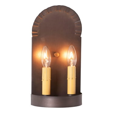 Irvins Country Tinware Arch Style Wall Sconce in Country Tin 11 inches ...