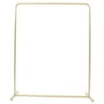 Miumaeov Gold Clothes Rack Metal Freestanding Garment Rack Clothes ...