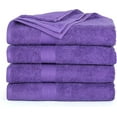 Ample Decor Bath Towel for Bathroom 30X54 inch 100% Cotton - 4pcs ...
