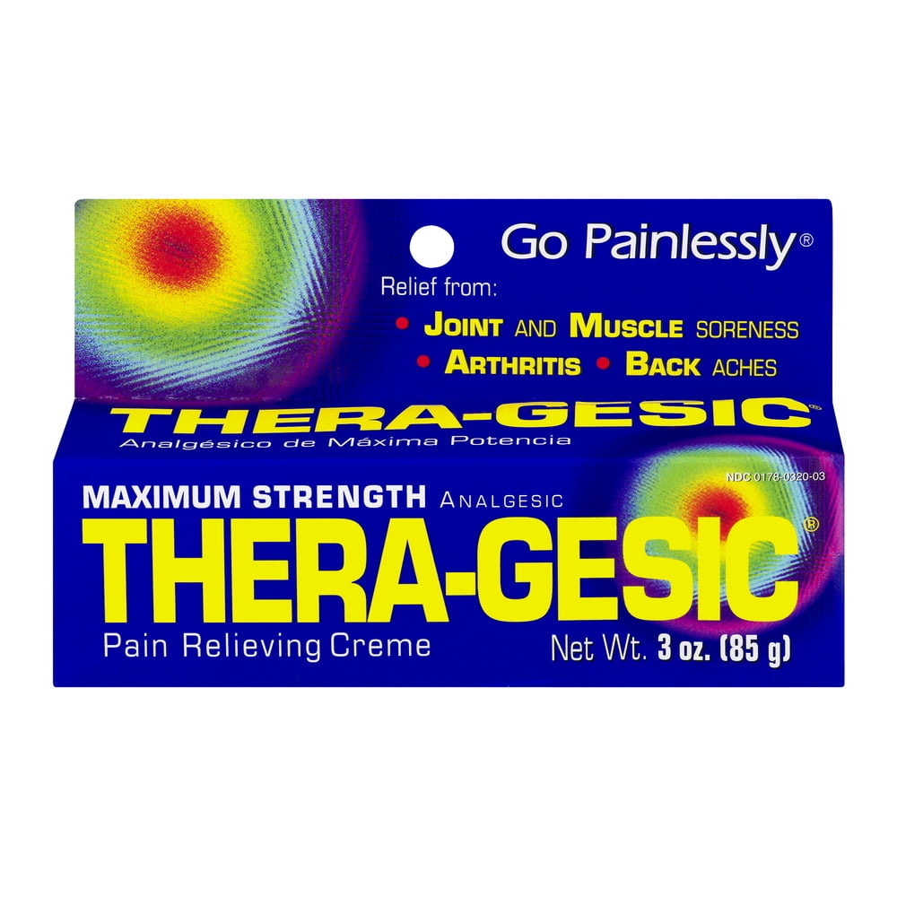 Thera-Gesic Maximum Strength Analgesic - 3 oz - Walmart.com