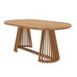 Plank+Beam 72" Lido Rectangular Dining Table, Solid Wood Minimalist ...