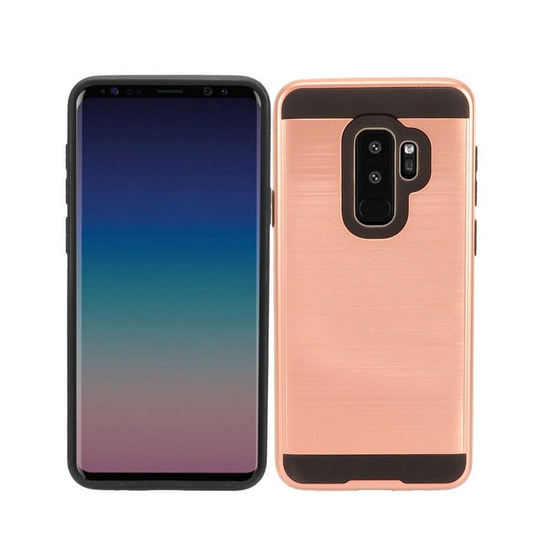 Samsung Galaxy S9 Plus Phone Case, 2-Piece Style Hybrid Shockproof Hard ...