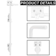 18" Cane Bolt Heavy-Duty Drop Rod for Gate, Gate Ground Latch for ...