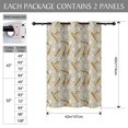 Baseballs and Bats Light Beige Pattern Blackout Curtains,Triple Weaved ...