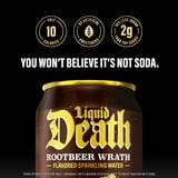 Liquid Death Sparkling Water Root Beer Flavored 12oz Cans 6-Pack ...