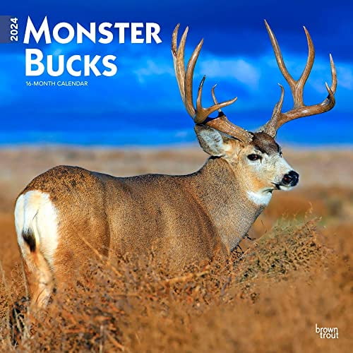 Pre-Owned Monster Bucks | 2024 12 x 24 Inch Monthly Square Wall ...