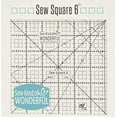 Sew Kind Of Wonderful Ruler Sew Square 6 - Walmart.com