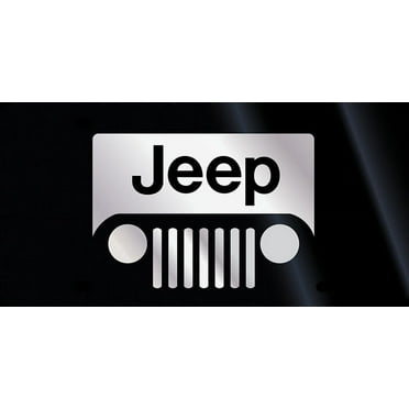 Jeep Name License Plate (Black) - Walmart.com