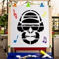 1sheet PET Plastic Drawing Painting Stencils Templates Square Creamy ...