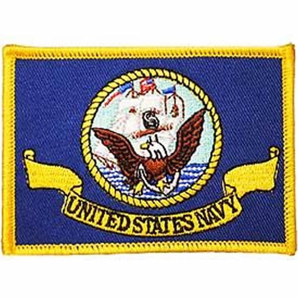 UNITED STATES NAVY FLAG Patch - Color - Veteran Owned Business ...