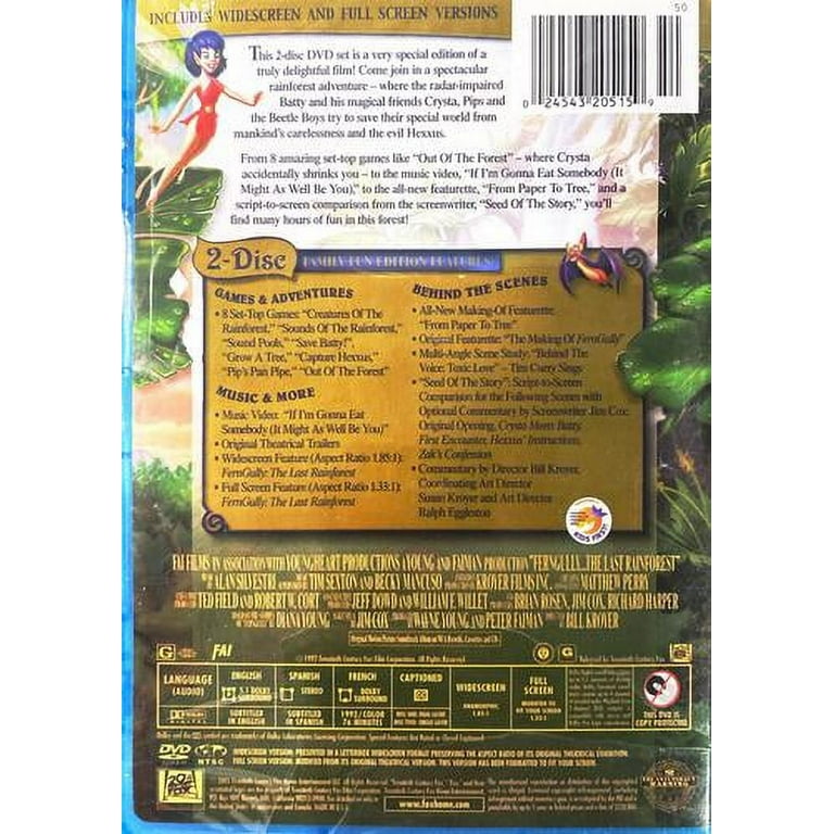 Ferngully The Last Rainforest Dvd