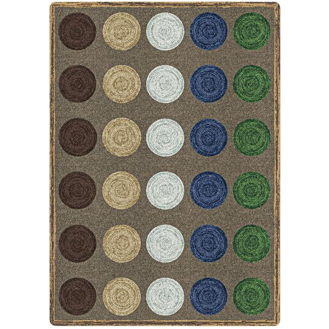 Mindful Seating 7'8" x 10'9" area rug in color Multi - Walmart.com