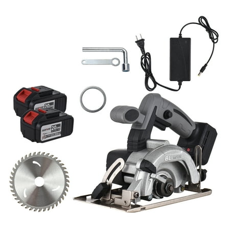 NANWEI 21V Cordless Brushless Circular Saw 7800RPM 4.0Ah Battery Fast ...